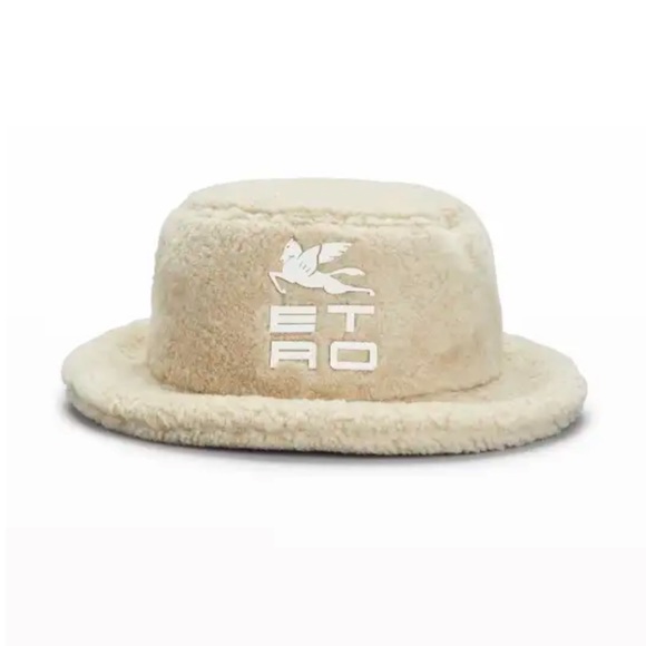 Etro | Accessories | Authentic Etro Capello Logo Shearling Bucket Hat ...